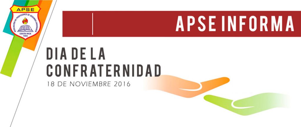 DIA DE LA CONFRATERNIDAD – APSE Asociación de Profesores de Segunda ...